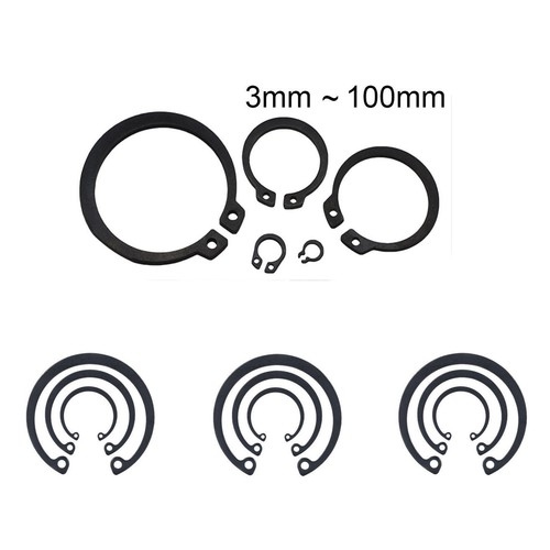 5X/10X Various Sizes External Circlip DIN471 C Clip 3mm To 100mm High ...