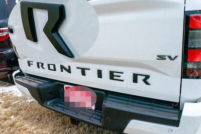 2022-2024 Nissan Frontier Matte Black 3D Raised ABS Tailgate Letters ...