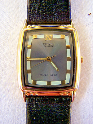 Citizen Men's Quartz Water Resist 6031 Rectangle | eBay