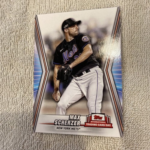 Max Scherzer NTCD-B18 National Trading Card Day 2023 Topps Card | eBay
