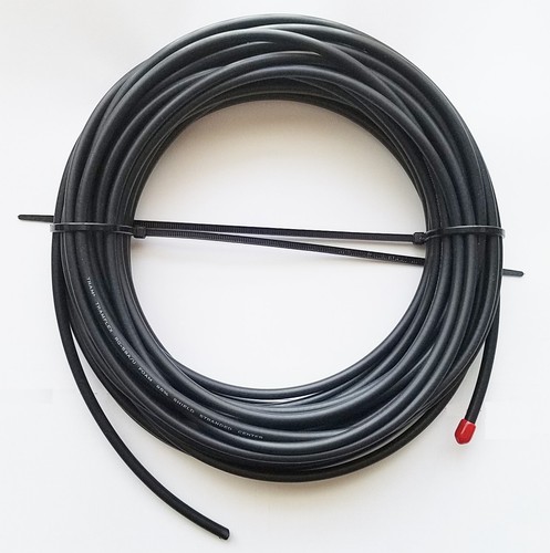 25' ft feet Low Loss Coax Cable RG58A/U Stranded Bare Copper Center 78% ...