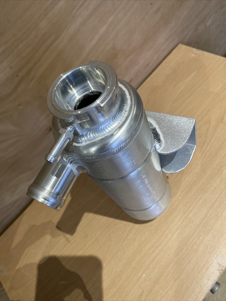 800ml Swirl Pot Aluminum Radiator Coolant Expansion Tank Bottle 32mm ...