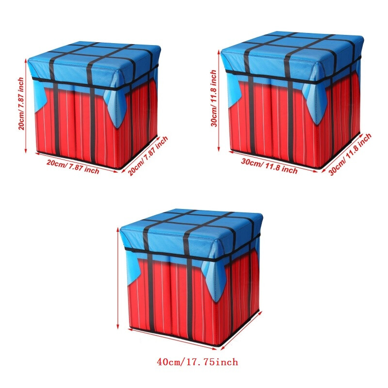 PUBG Game Airdrop Storage Box Foldable Sundries Basket Toys Book ...