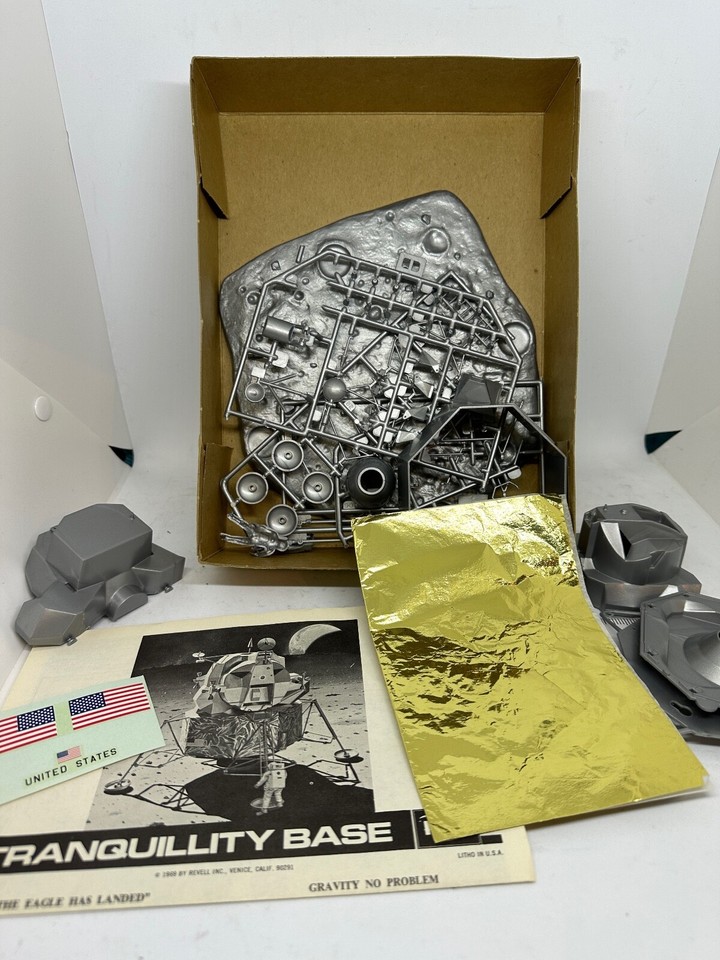 Vintage Revell 1/48 Scale Tranquillity Base Apollo 11 Lunar Module Model Kit NEW | eBay