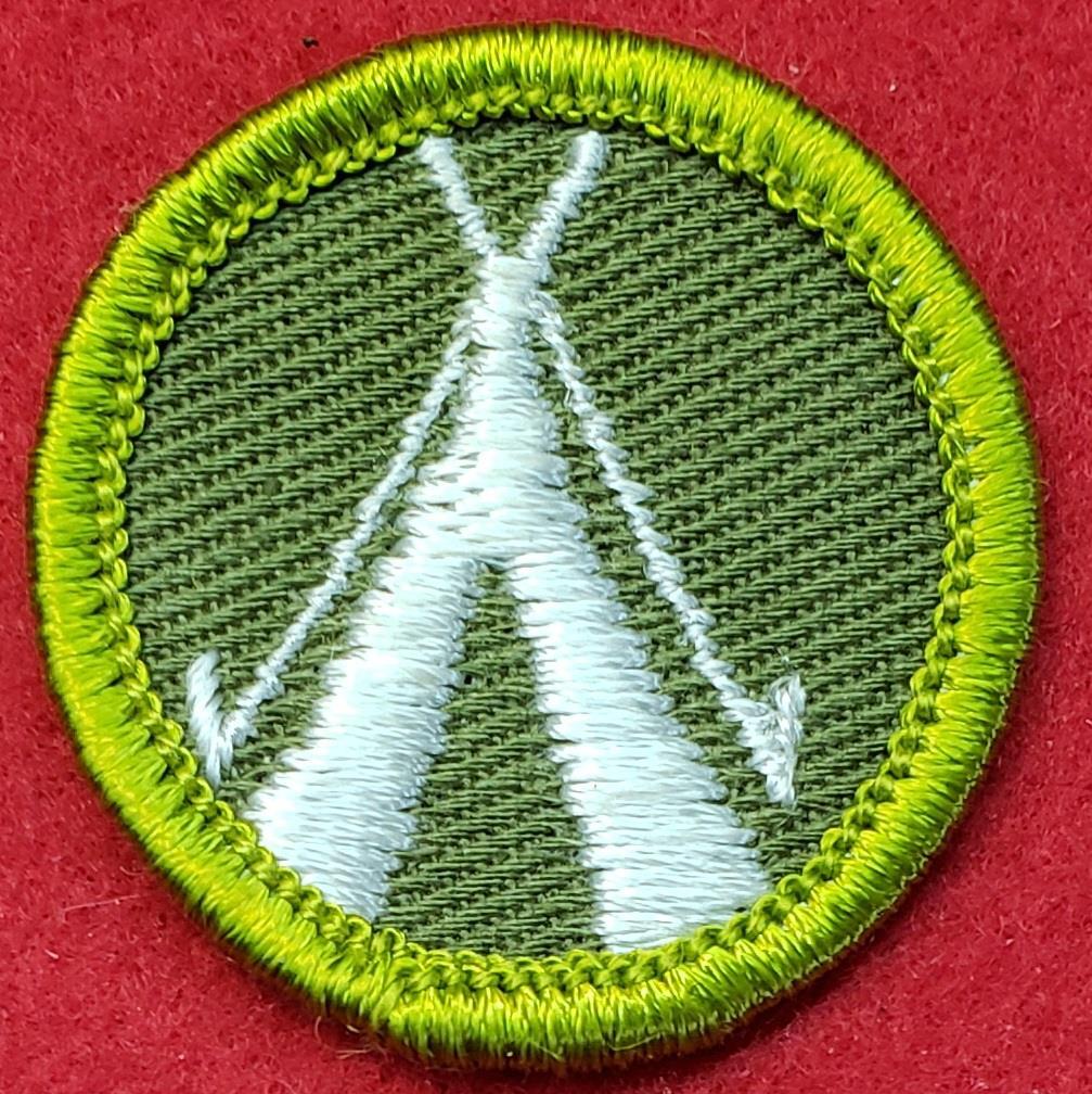 BSA Camping Merit Badge - Type F - Boy Scouts of America | eBay