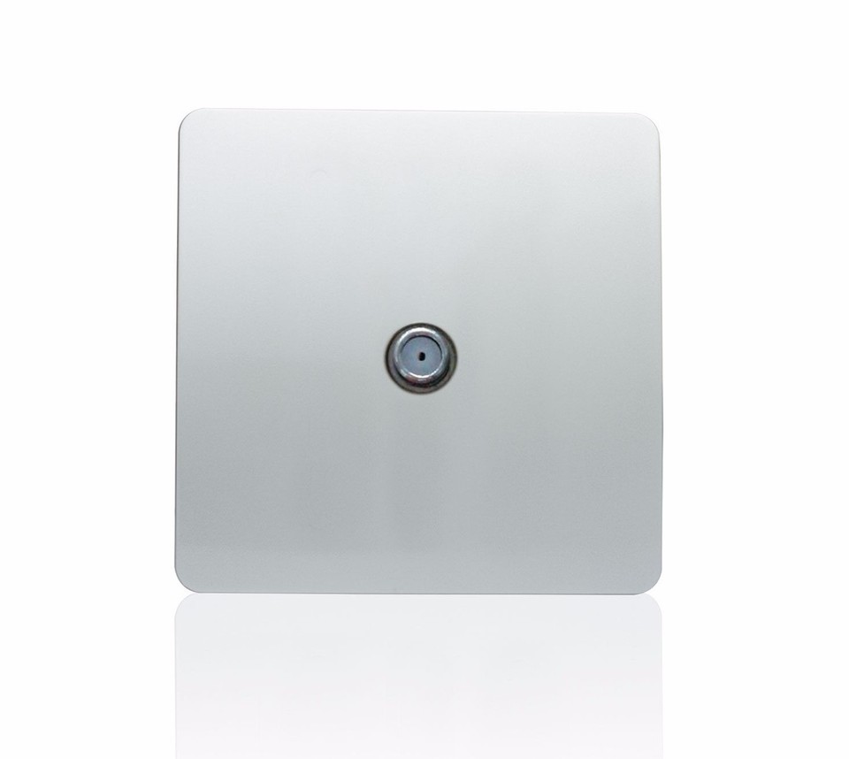 Trendi Switch Silver Designer Lightswitches Plug Sockets, Fused Spurs ...