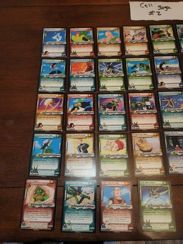 DBZ TCG Cell Saga lot Score 20 Common, 15 Uncommon, Preview 1, Total 36 ...