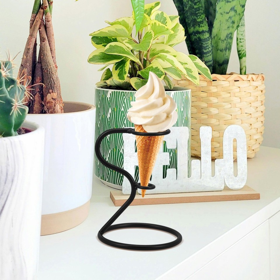 Ice Cream Stand Ice Cream Holder Ice Cream Storage Stand Iron Ice Cream ...