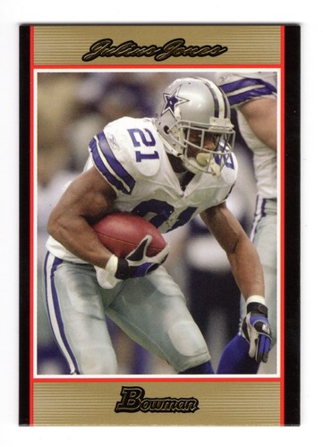 2007 BOWMAN GOLD JULIUS JONES CARD #34 **NM-MT** DALLAS COWBOYS | eBay
