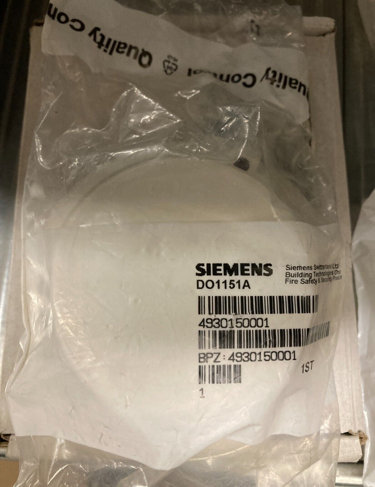 Siemens DO1151A - Rivelatore ottico di fumo interattivo serie AlgoRex ...