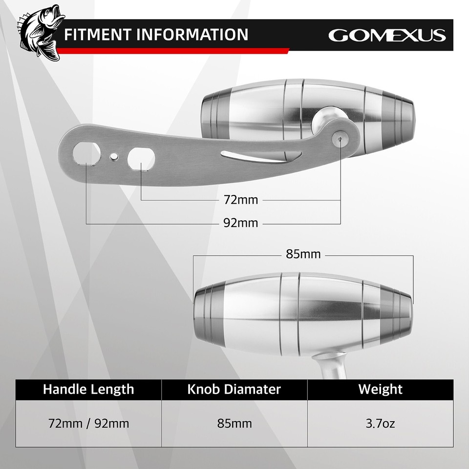 Gomexus Power Handle for Penn Senator 113H 4/0 Conventional Reel ...