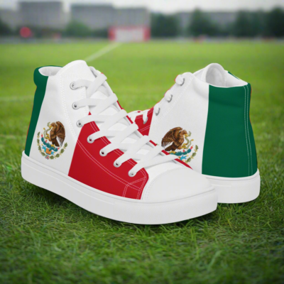 Zapatos Y La Bandera De Mexico Zapatos Cordones Estampado Rayas