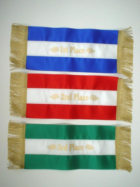 FIRST,SECOND & THIRD PLACE SASH FOR EVENT,AWARD,FUNDAY | eBay