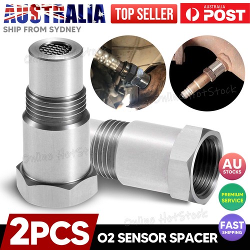 2X Oxygen O2 Sensor Spacer Adapter Catalytic Converter Fix Check Engine ...