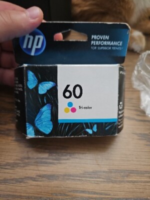 Genuine HP 60 Black Ink F4440 F4200 D2660 F4280 C4798 C4780 NIB Exp OCT ...