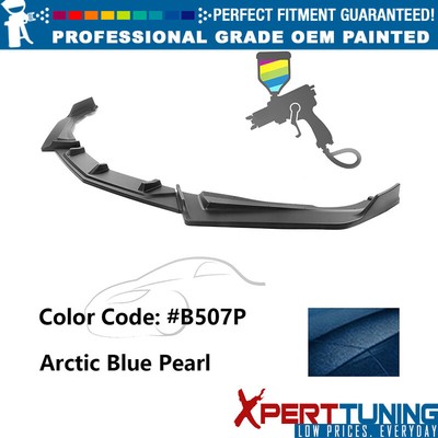 Fits 18-21 Honda Accord IKON V2 Sedan Front Lip PP #B507P Arctic Blue ...