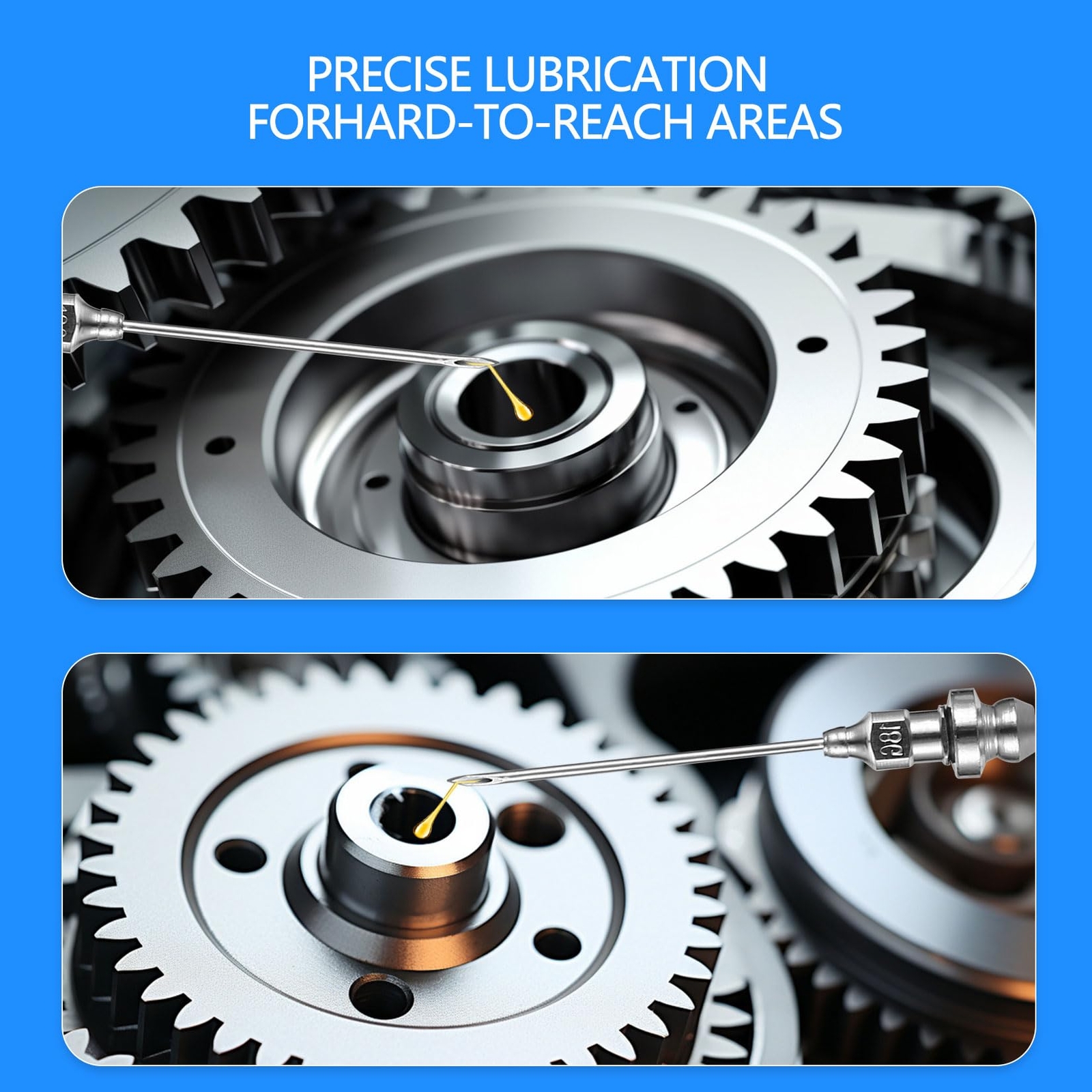 2 pack Grease Injector Needle 18 Gauge Nozzle Bearing Sealed Joint ...