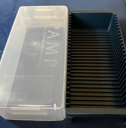 PAMP SUISSE ~ 25 - COUNT STORAGE BOX ~ FOR GOLD, SILVER & PLATINUM BARS ...
