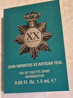 NEW Authentic John Varvatos XX Artisan Teal EDT Cologne Sample Spray ...