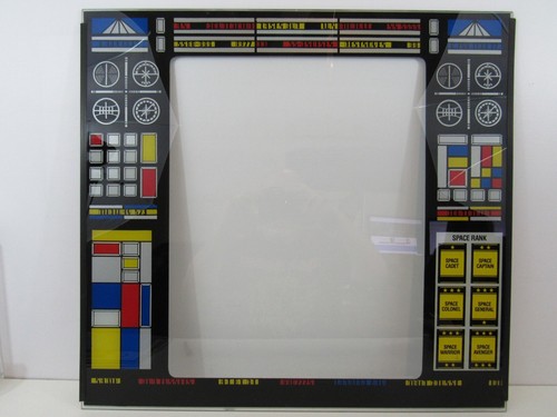 Vintage Original Gorf Arcade Video Game Glass Bezel by Midway (Pg58E ...