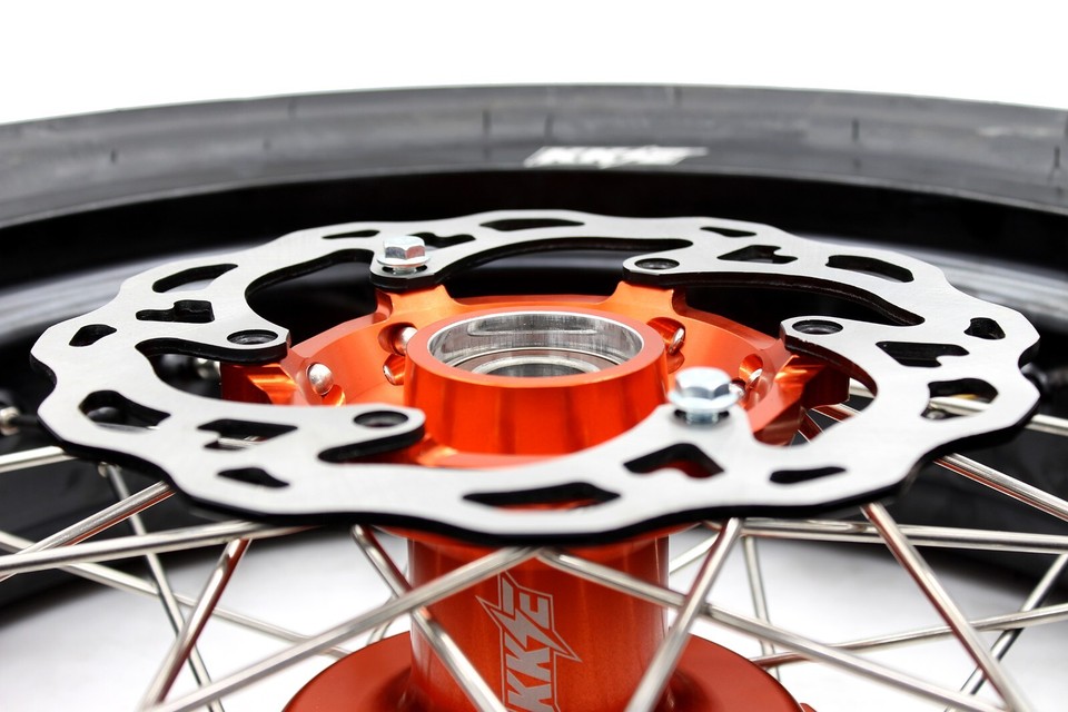 KKE CUSH DRIVE 17" Supermoto Tyre Wheels For KTM EXC SXF XCW 125-530CC ...