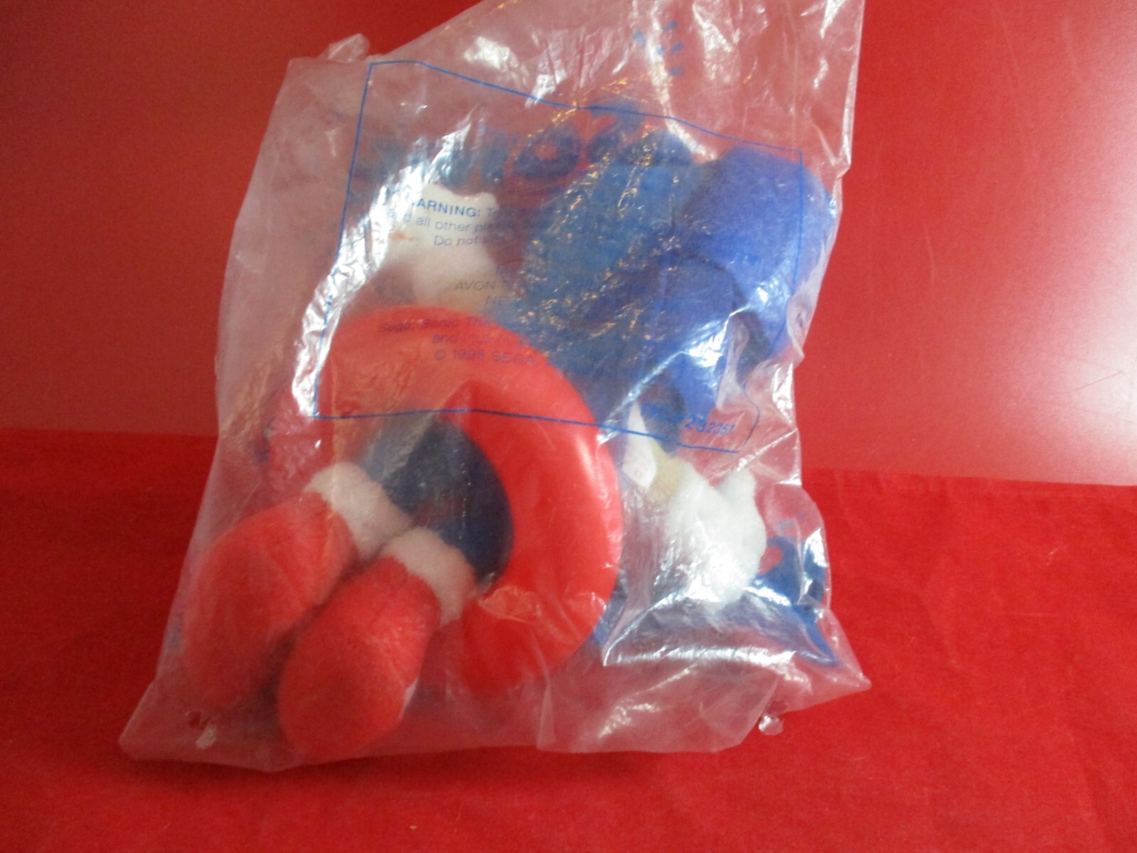 Sonic The Hedgehog w/ Life Preserver 1995 Sega Genesis Avon Bath Toy ...
