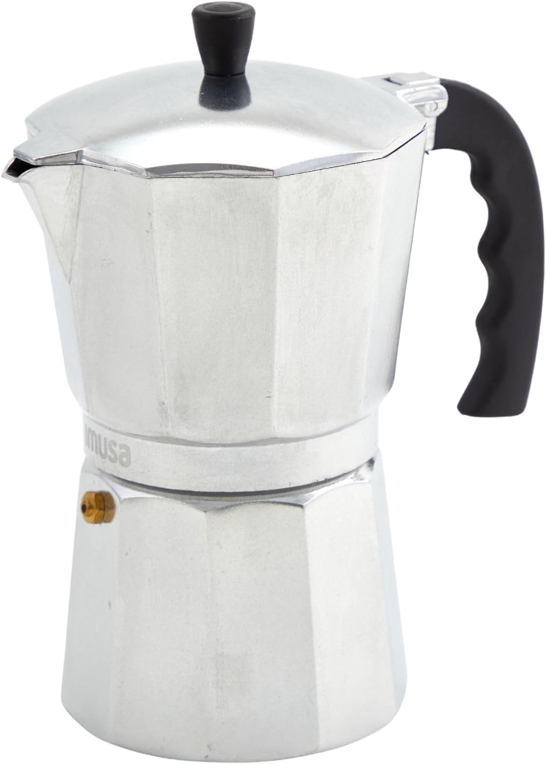 Aluminum Vintage Espresso Stovetop Coffee Maker 3-Cup, Silver K-Cup Pod ...