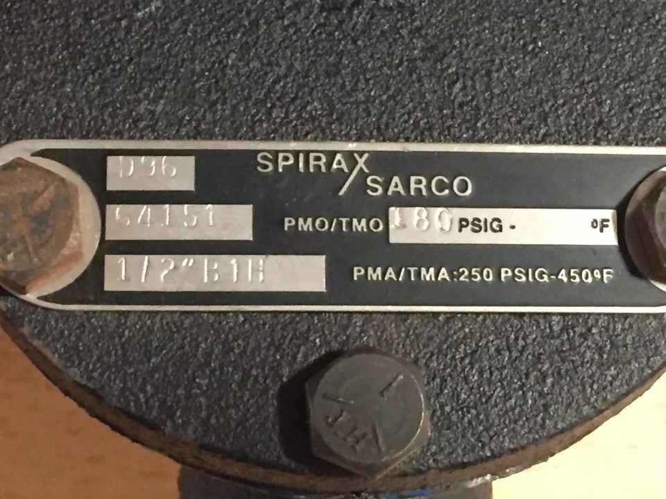 Spirax Sarco Pressure Reducing Valve Type D96 (A1) | eBay