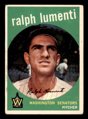 1959 Topps Baseball #316 Ralph Lumenti VG | eBay