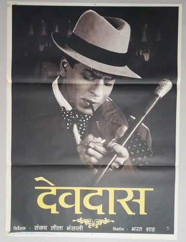 NEW BOLLYWOOD MOVIE POSTER- DEVDAS 2002 SHAHRUKH KHAN / 27X37 INCH #3 ...