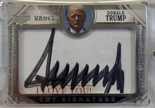 Donald Trump (POTUS 45/47) 2022”Vault” Decision “I LOVE YOU” Signature ...