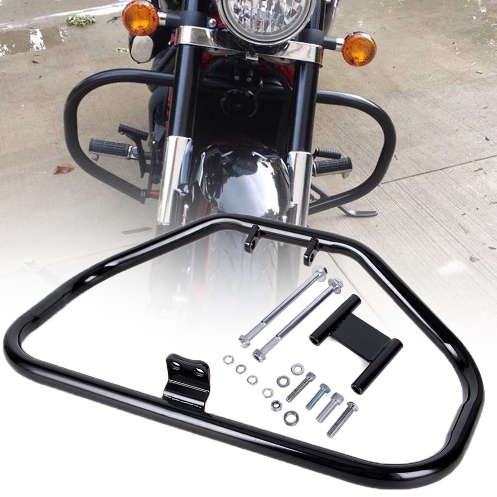 Road Glide Harley Sportster Mustache Engine Guard (82-03) - Gloss Black ...