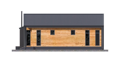 41’x29’ 2-Beds, 1 Bath Cozy Barnhouse Architecture Build Plans PDF Download. | eBay