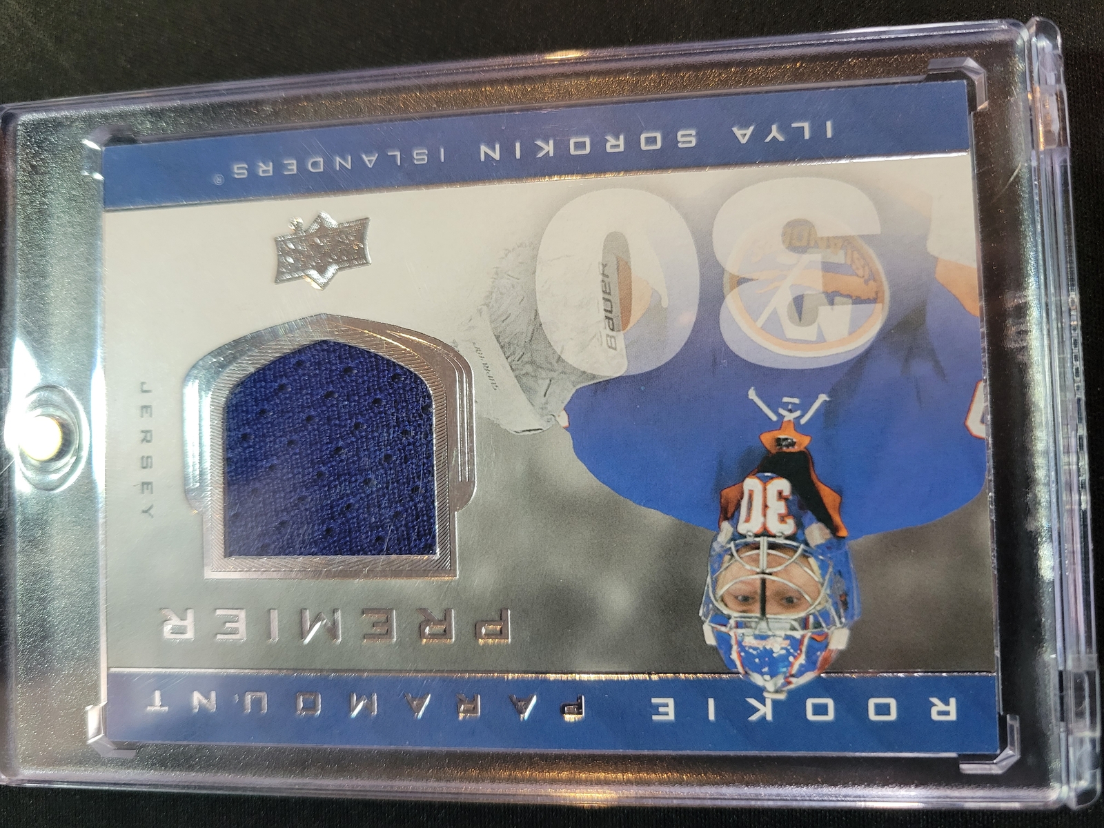 Ilya Sorokin 2020-21 UD Premier Rookie Paramount Patch | eBay