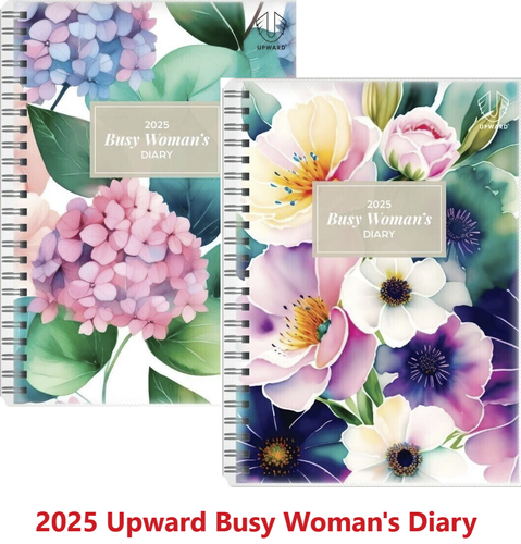 2025 Upward Busy Woman's Diary A5 Week to View WTV Clear PVC COVER | eBay