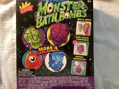 22 PCs Monster Bath Bombs for your children who will look forward to ...