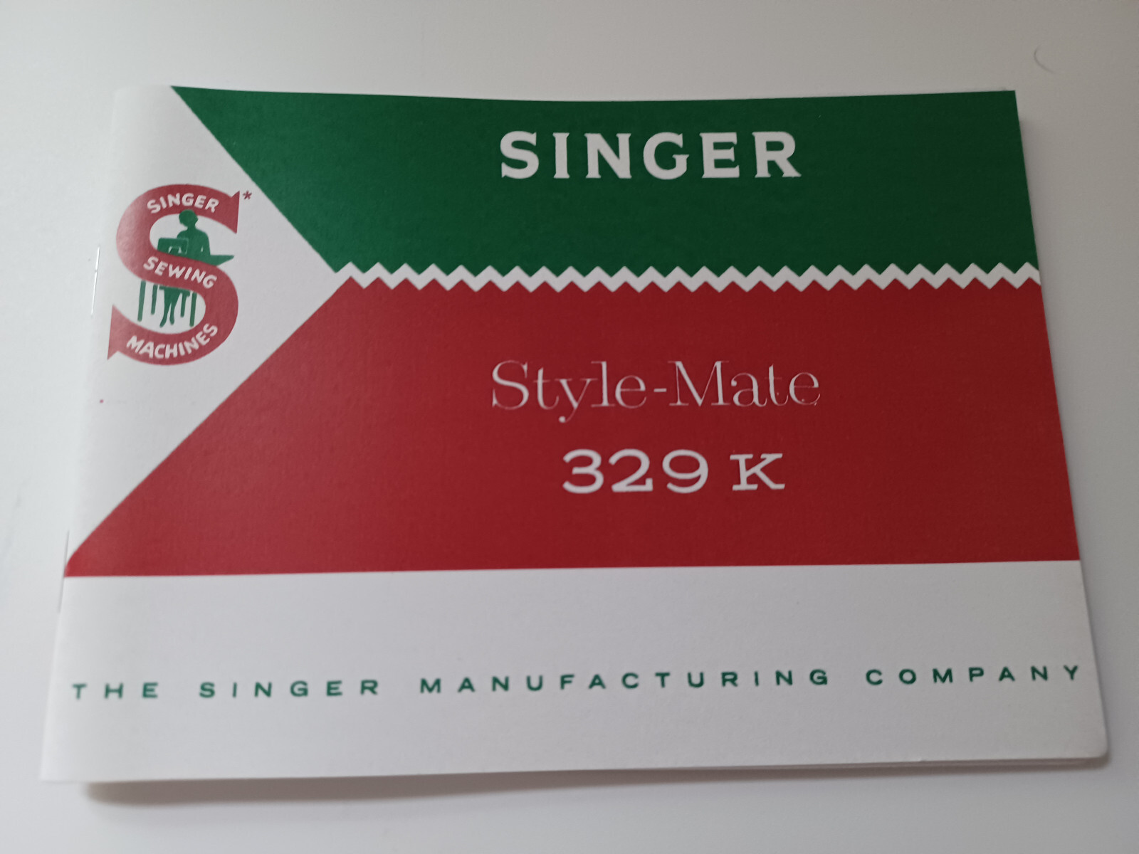 Singer 329 Style-O-Mate Sewing Machine Owners Manual Color Reproduction ...