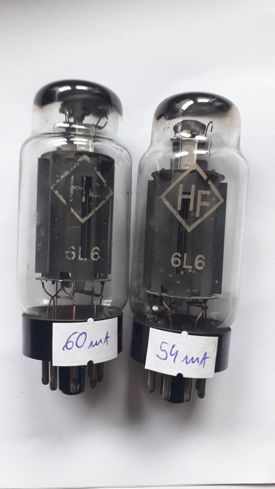 Rare Pair 6l6 RFT /WF/HF DDR tube amplifier el34 6l6g VT-115 CV1948 6Л6 ...