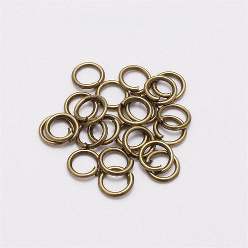 1000Pcs Strong Open Jump Rings Unsoldered Loop DIY Findings 4~8mm Pick ...
