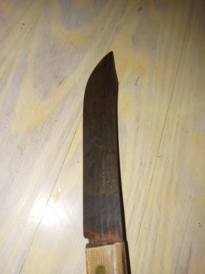 Vintage ForgeCraft Hi Carbon Butcher Knife-8" Blade-1960's | eBay