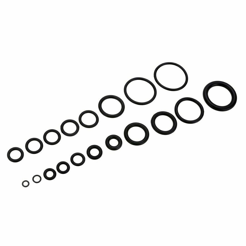 225Pcs Rubber O-Ring Assortment Set Gasket Hydraulic Automotive Seal ...