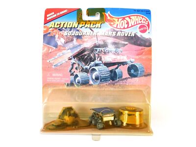 1996 Hot Wheels JPL Sojourner Mars Rover Set Lander Mars Pathfinder Toy ...