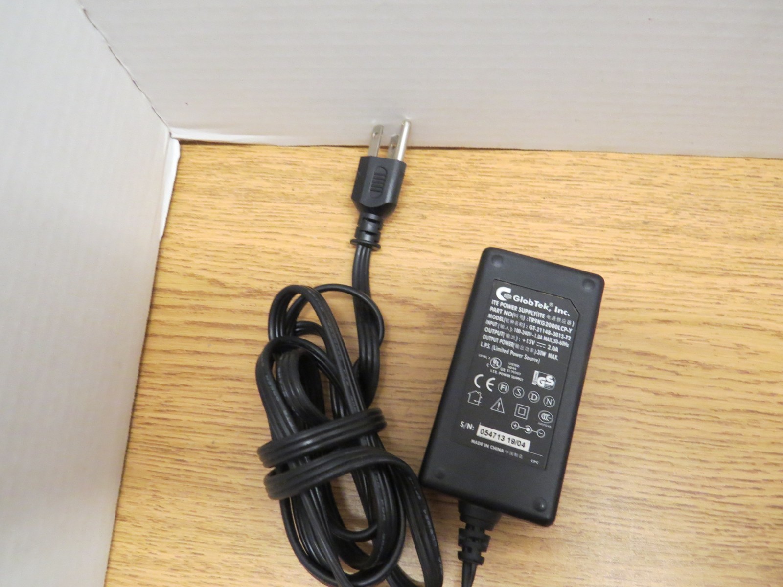 AC Adapter Charger Switching Power Supply Cord PSU GlobTek,Inc gt-21148-3015-t2 | eBay