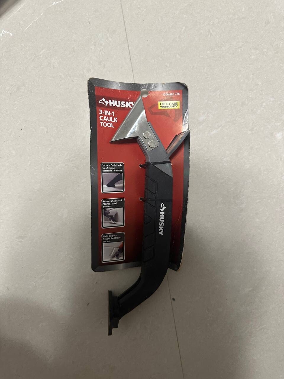 HUSKY 3 in 1 Caulking Remover Tool Finishing Clean Scraper Kit: SKU ...