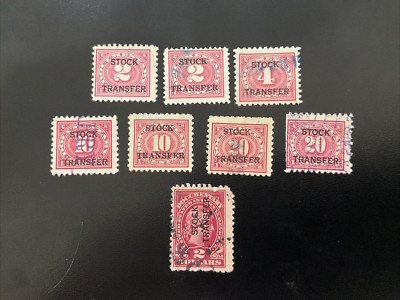 Documetary/Stock Transfer Stamps RD2, RD3, RD5, RD6, RD31 | eBay