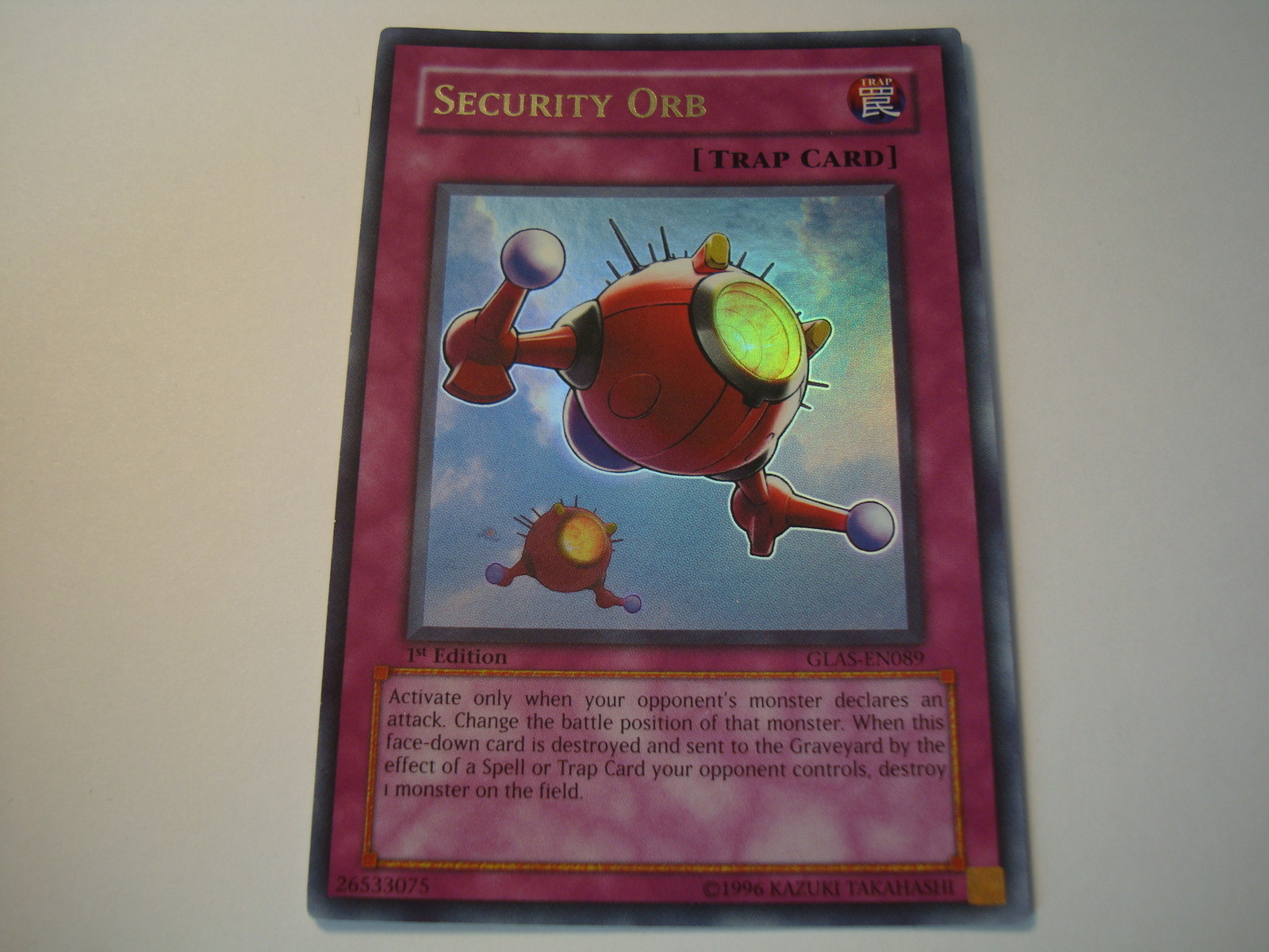 YU GI OH Security Orb GLAS-EN089 1st edition Ultra Rare | eBay