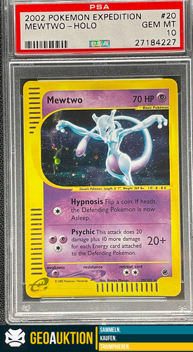 Pokemon Expedition Mewtwo Holo 20 PSA 10 | eBay