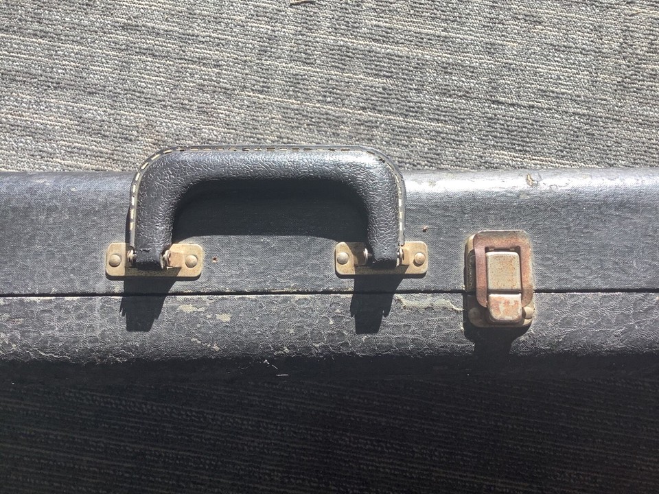 vintage guitar case Gibson rectangular 1960's Solid body | eBay