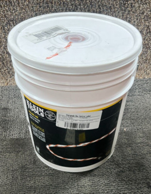Klein Tools 6500-Feet Bucket Poly Pull Line with Orange Tracer | eBay