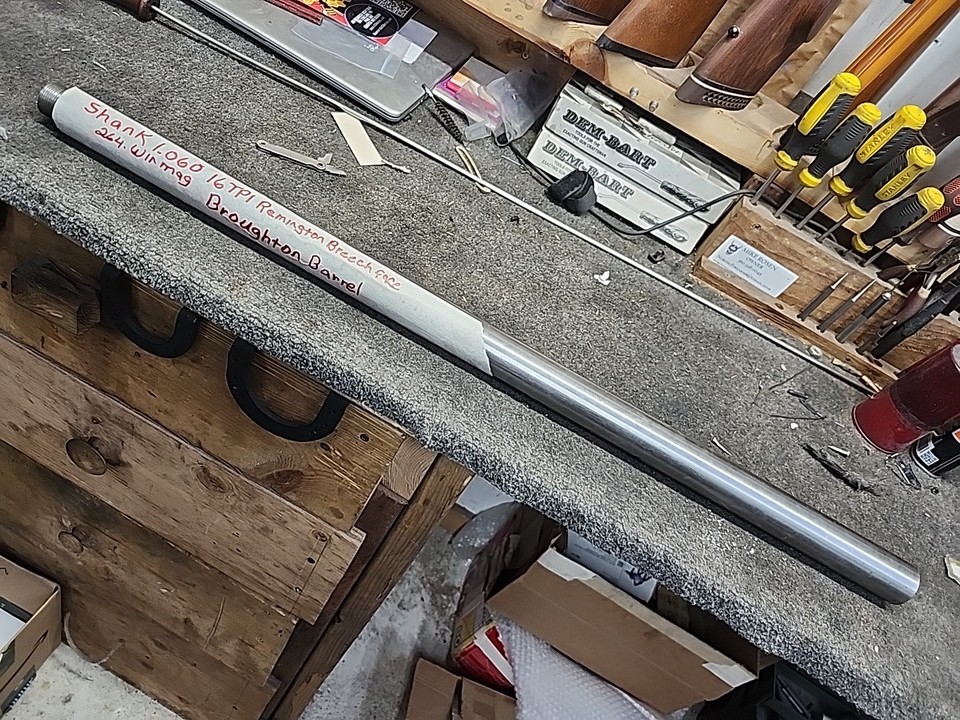Broughton Target Barrel 30 Inches Chambered 264 Winchester Magnum Rifle ...